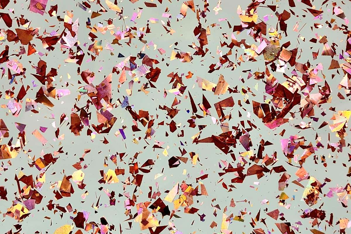 Holographic Pink Flakes Glitter Acrylic - 1/8" (3mm) *READ DESCRIPTION*