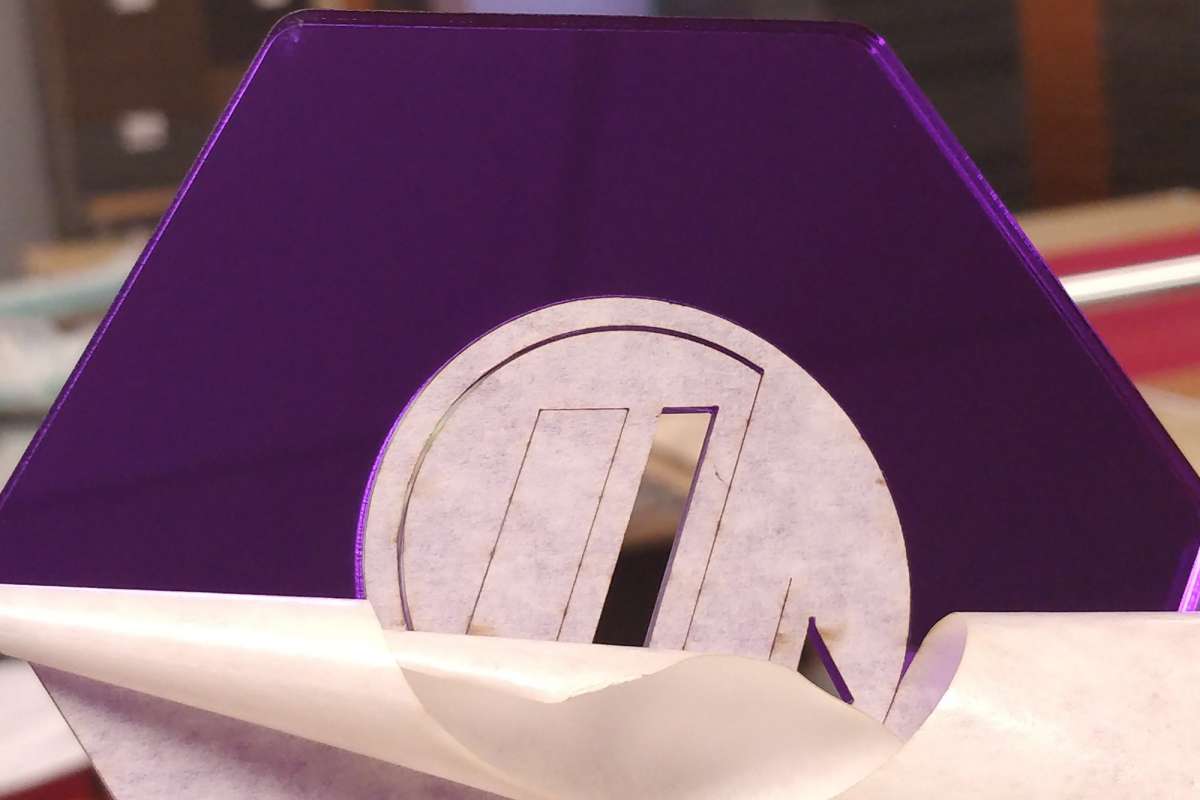 Purple Mirror Acrylic (1 Side) - 1/8" (3mm)