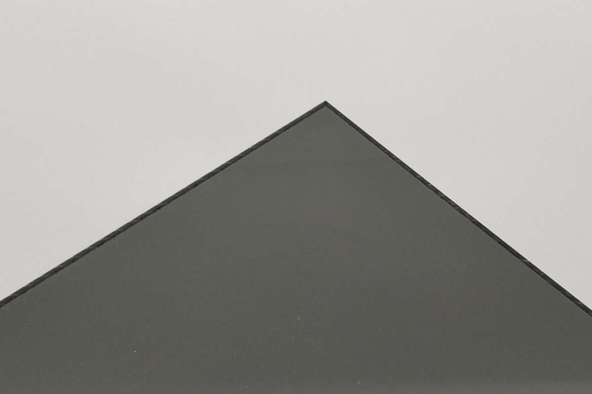 Transparent Dark Gray Acrylic - 1/8" (3mm)