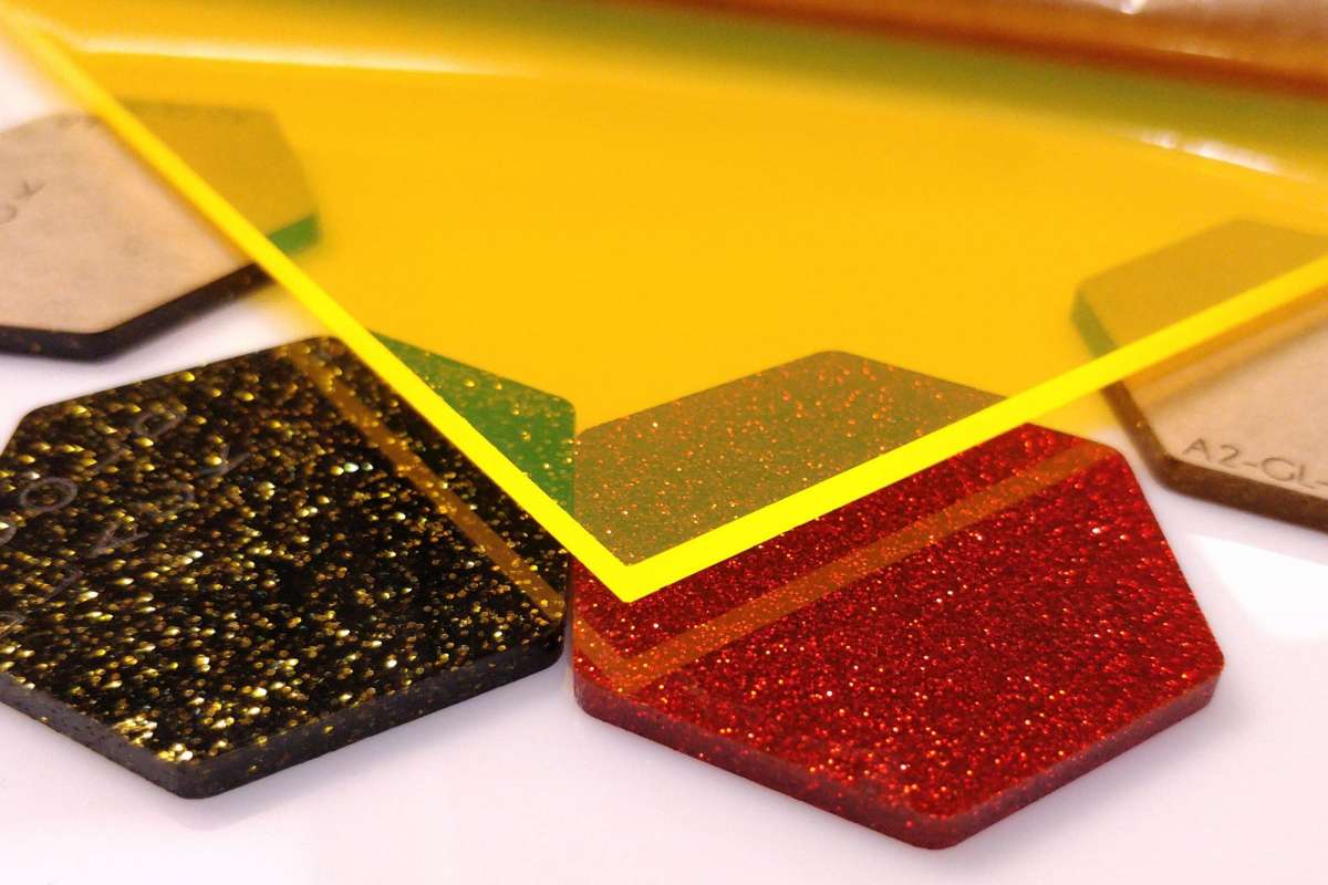 Fluorescent Yellow Acrylic - 1/4" (6mm)