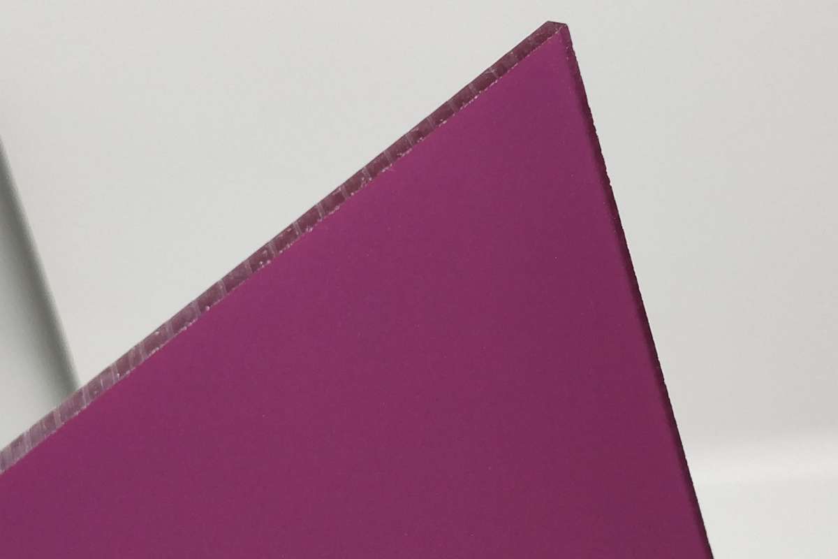 Frosted Tourmaline Purple Acrylic (2 Sides) - 1/8" (3mm)