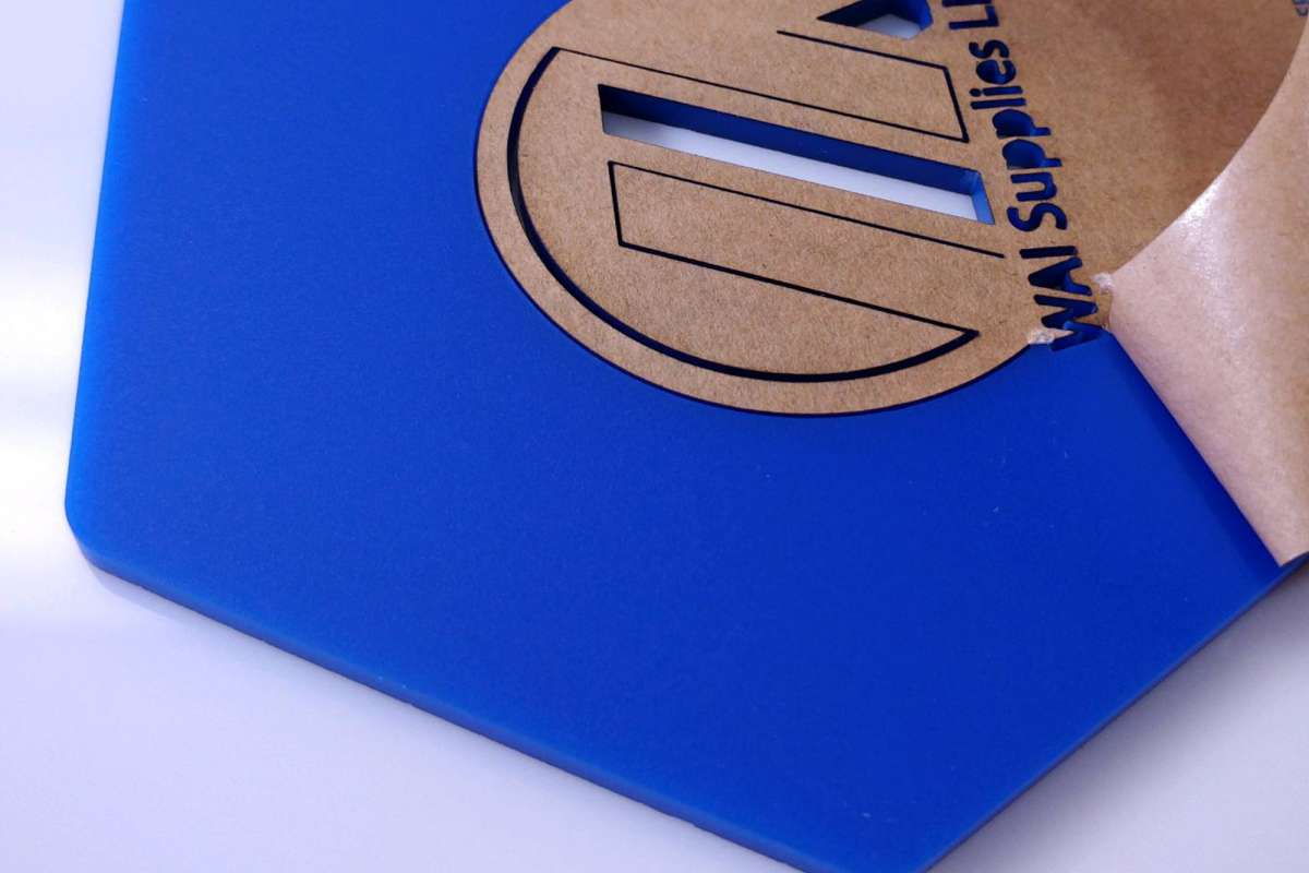 Matte Blue Acrylic (2 Sides) - 1/8" (3mm)
